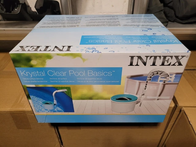 INTEX EASY SET Krystal Clear Swimming Pool Deluxe Surface Skimmer ...