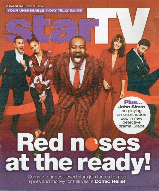 STAR TV JOHN Simm Jonny Wilkinson Charlie Webster Lenny Henry Comic ...