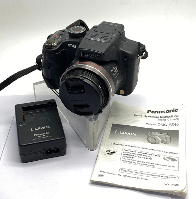 PANASONIC LUMIX DMC-FZ45 14.1MP 24x Zoom Digital Bridge Camera £59.99 ...