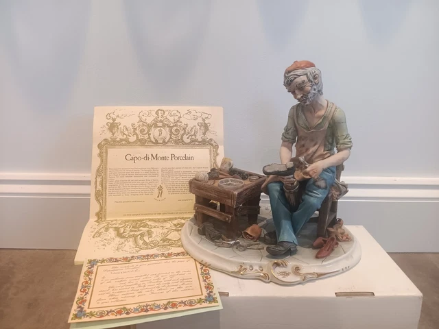 CAPO-DI-MONTE &THE SHOEMAKER&, Certificate Of Authenticity, Perfect ...
