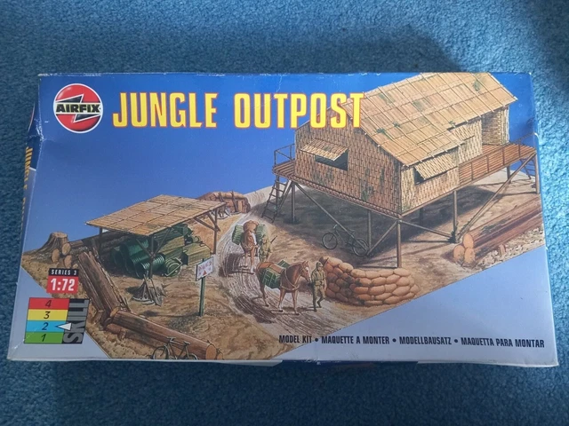 AIRFIX JUNGLE OUTPOST model kit 03382 1:72 scale New £15.00 - PicClick UK