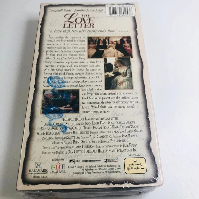 THE LOVE LETTER (VHS, 1998) Campbell Scott and Jennifer Jason Leigh £5. ...