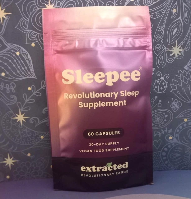 EXTRACTED SLEEPEE REVOLUTIONARY Sleep Supplement 60 Capsules 30-Day ...