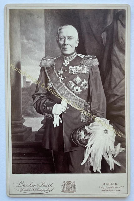 ORIG. GROSSES CDV Kabinettfoto Foto Gustav von Lauer Arzt ...