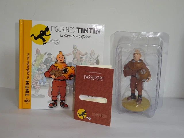 FIGURINE TINTIN COLLECTION officielle n°65 Tintin en scaphandre marin ...