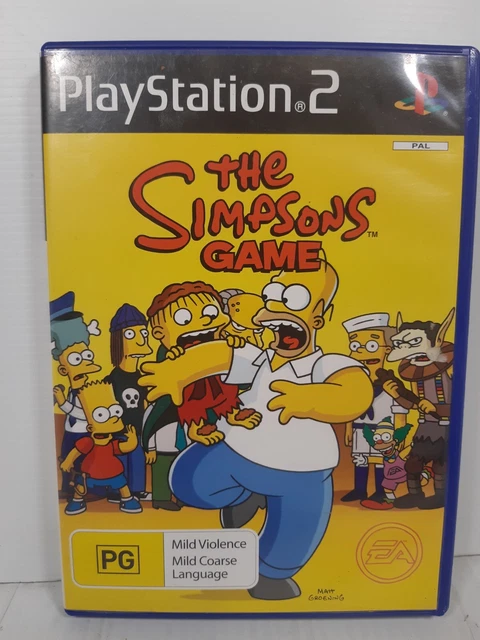 THE SIMPSONS GAME (ps2, 2007) Complete with manaul EA $24.00 - PicClick AU