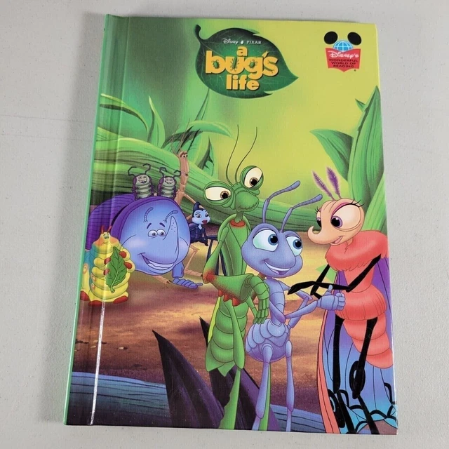 DISNEY PIXAR A Bug’s Life Book 1998 Grolier Hardcover Collectible ...