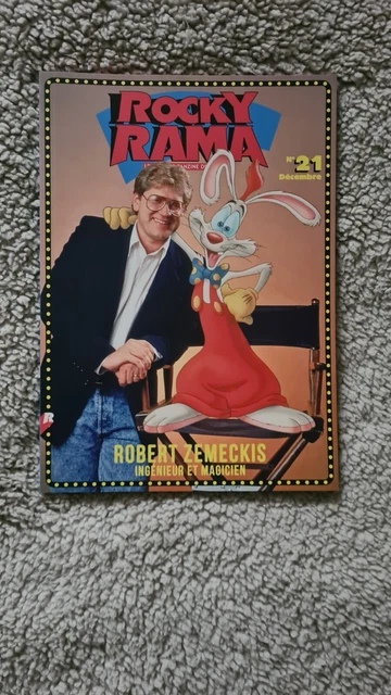 ROCKYRAMA N°21 ROBERT Zemeckis:retour vers le futur:roger rabbit EUR 34 ...