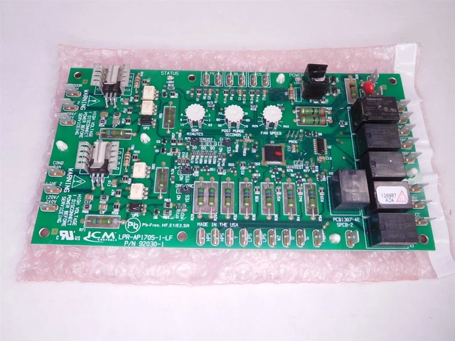 MARVAIR 92030-1 ICM LPR-AP1705-1-LF Fan Control Circuit Board PCB1307 ...