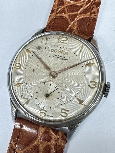 RELOJ DOGMA PRIMA ANCRE 15 RUBID ANTIMAGNETIC SWISS VINTAGE EUR 49,99 ...