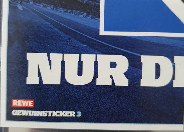 REWE NUR DER HSV Offizielle Sticker Kollektion 2024 Gewinnsticker Nr. 3 ...