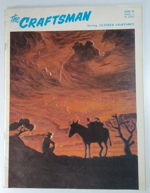 LEATHER CRAFTSMAN MAGAZINE Vintage 1972 Gold Prospector Pattern Rare ...