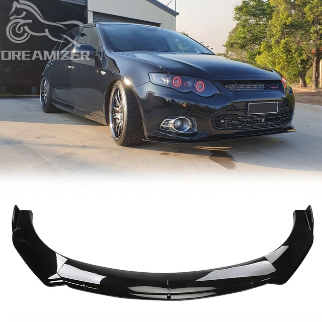 GLOSSY BLACK FRONT Bumper Lip Spoiler Splitter Body Kit For Ford Falcon ...
