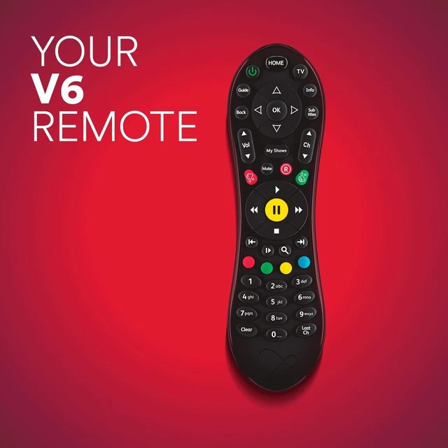 *NEW* VIRGIN MEDIA V6 & TiVo Tv Set Top Box Remote Control £14.99 ...