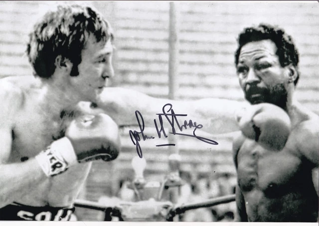 JOHN H. STRACEY - British Former Professional Boxer Signed Photo £12.50 ...