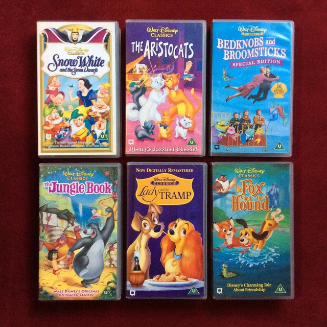 WALT DISNEY CLASSIC VHS Video Tape Bundle X6 Very Good Condition (B) £2 ...