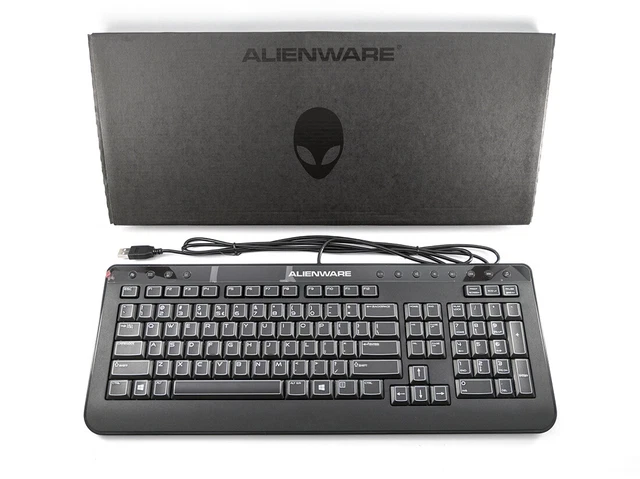 GENUINE DELL ALIENWARE USB SK-8165 Keyboard QWERTY US Layout , 2M0HN ...