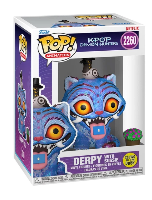 FUNKO POP! ANIMATION Kpop Demon Hunters GITD Derpy With Sussie #2260 IN ...
