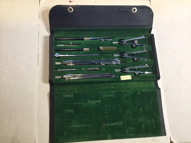 VINTAGE KEUFFEL & Esser Co. MERCURY Drafting Tool Set Drawing ...