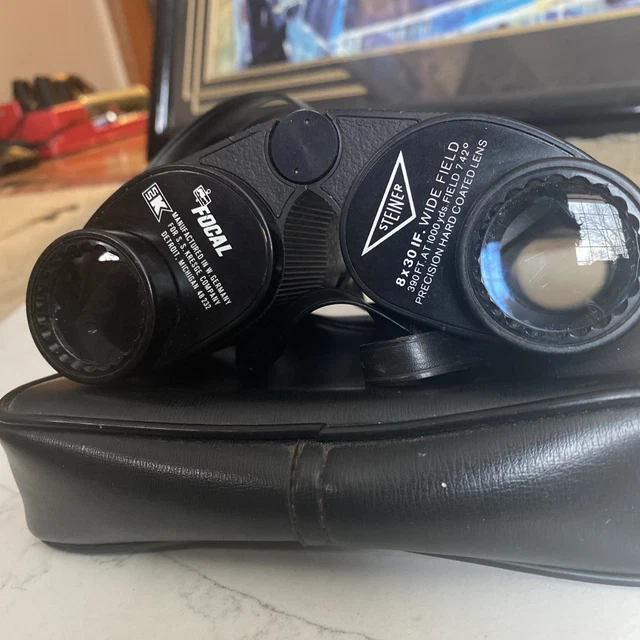 STEINER 8X30 WIDE Field Compact Binoculars West Germany $100.00 ...