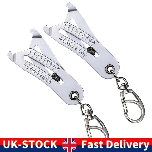 THREAD SIZE VERIFICATION Tool Inch and Metric Quick Hand Measuring Tool ...