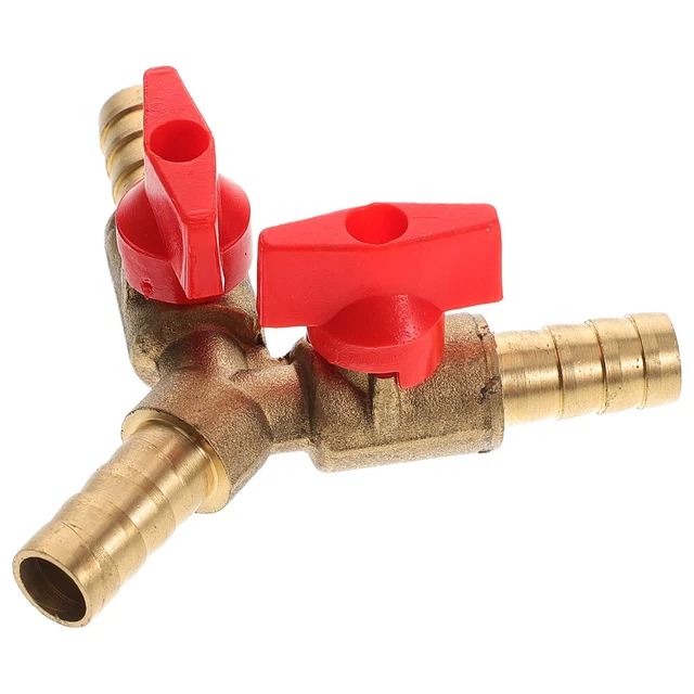 SHUT OFF VALVE Compressor Three-way Gas Distribution Switch £11.95 ...