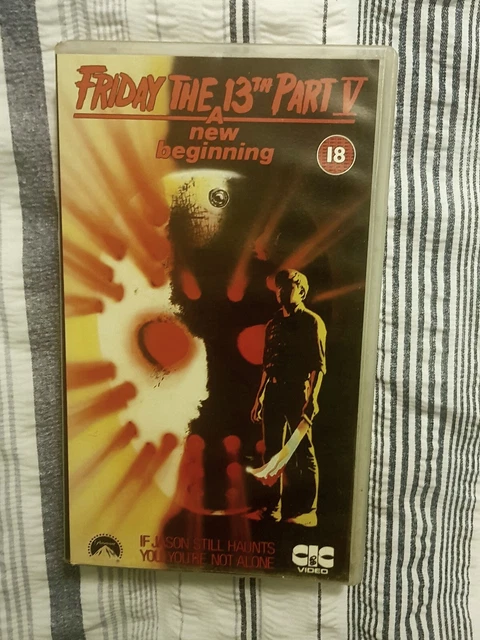 VINTAGE VHS HORROR Video Friday The 13th A New Beginning £25.00 ...