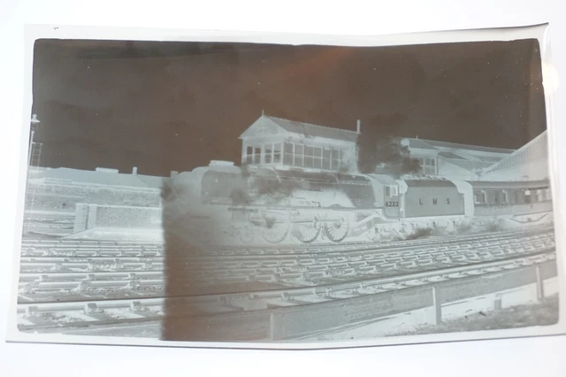 C1950S STEAM LOCO 6223 LMS at Rugby Railway Negative Ref Z5 £3.99 ...