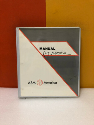 ASM PECVD AE 2.5KW Generator Mas Flow Controllers MKS Valve Manual £44. ...