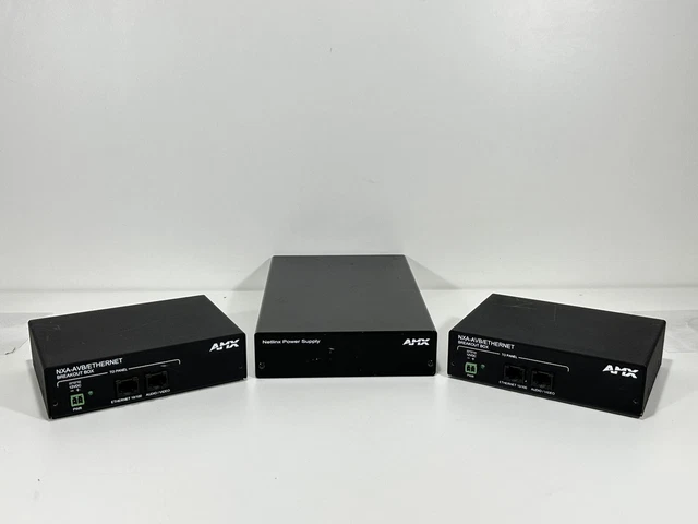 AMX PSN6.5 POWER Supply with 2 x NXA-AVB/ETHERNET Audio/Video Breakout ...