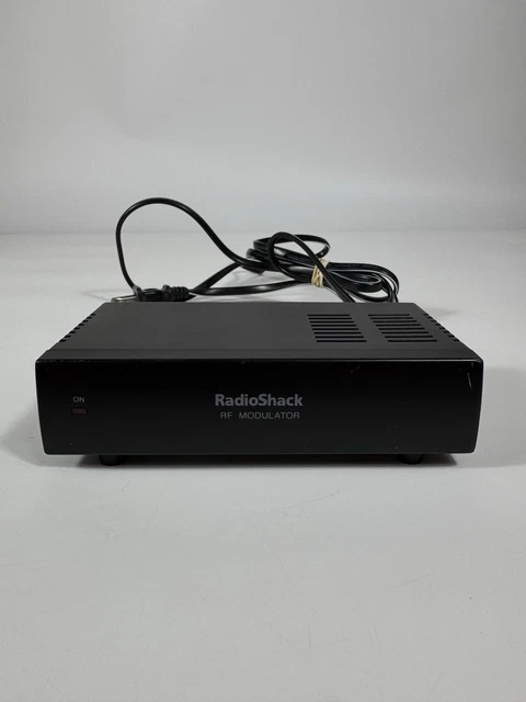RADIO SHACK RF Modulator Video Signal Converter AV to Coaxial 15-1214 ...