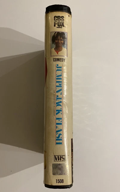 JUMPIN’ JACK FLASH [VHS] CBS Fox Big Box Ex-Rental Video Whoopi 1986 £ ...