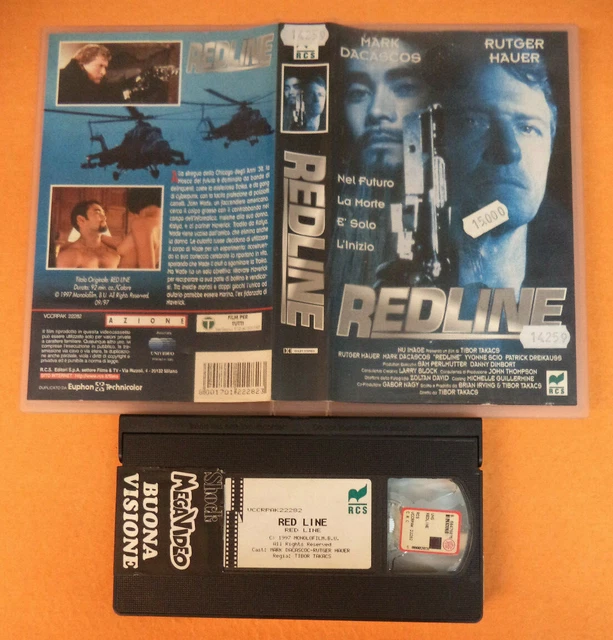 VHS FILM REDLINE 1997 Mark Dacascos Rutger Hauer RCS VCCRPAK 22282 (F233) no dvd EUR 2,99 ...