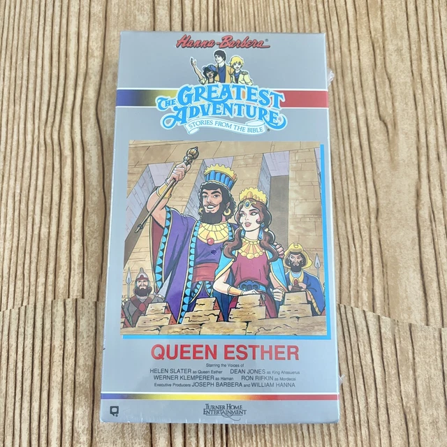 1992 SEALED VHS Greatest Adventure Stories Bible-Queen Esther Hanna ...
