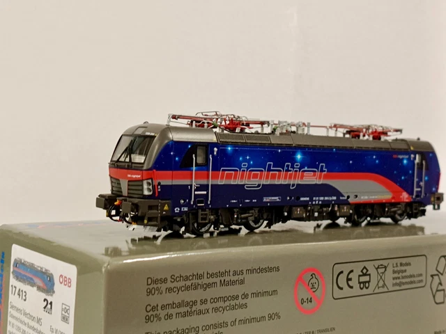 LS MODELS 17413 OBB Locomotive E 1291 200-2 Livrée NIGHTJET EUR 341,40 ...