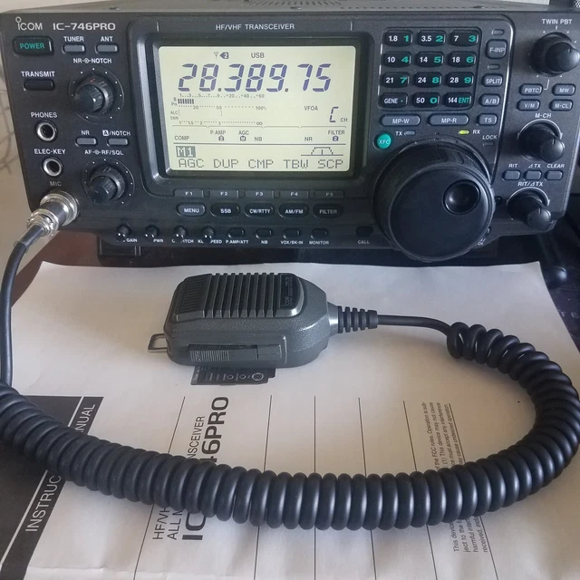ICOM IC-746PRO HAM Radio Transceiver 160-10M + 6M + 2M Works Great 100W ...