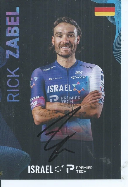 TOUR DE FRANCE CYCLISME autographe de RICK ZABEL team ISRAEL EUR 1,75 ...
