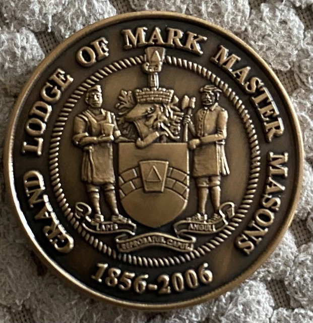 MASONIC: GRAND LODGE Of Mark Master Masons Sesquicentenary Token £9.00 ...