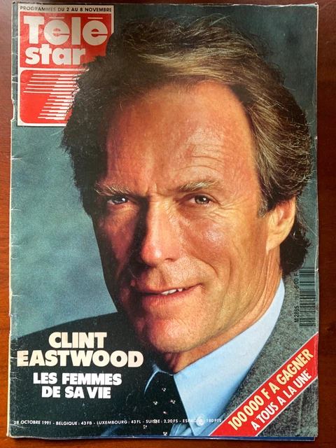 TELE STAR 28/10/1991; Clint Eastwood/ JM Cavada/ Jean Ferrat/ Errol ...