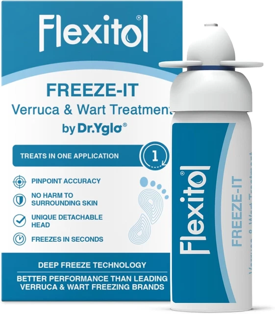 FLEXITOL FREEZE-IT VERRUCA and Wart Treatment - Deep Freeze Technology ...