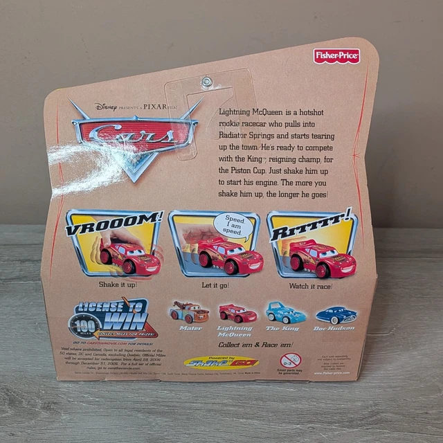 DISNEY PIXAR CARS Fisher Price Shake 'n Go Lightning McQueen - New in ...