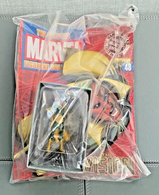 EAGLEMOSS MARVEL CLASSIC Collection Vision No 48 Display figure and Mag ...