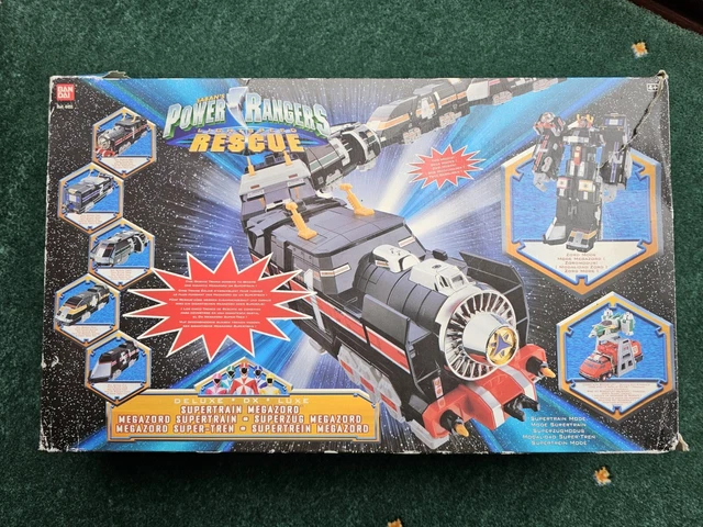POWER RANGERS LIGHTSPEED Rescue Supertrain Megazord Complete Set Good ...