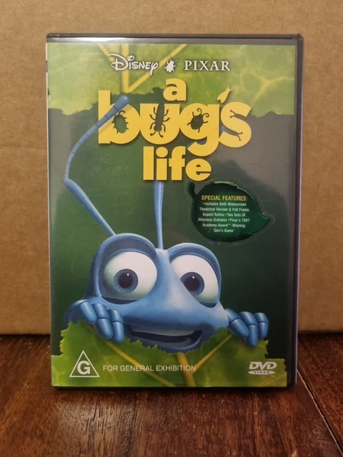 A BUG'S LIFE (DVD, 1998) Disney Pixar, Region 4, Like New Condition $5. ...