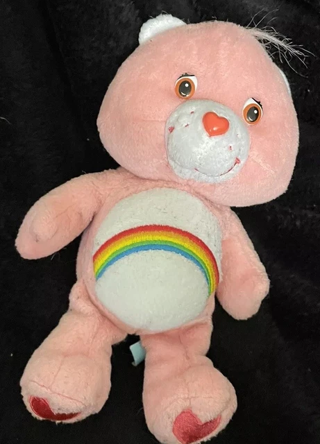 CARE BEAR CARE Bears Cheer Bear Pink Soft Toy Plush 2004 French Label £ ...