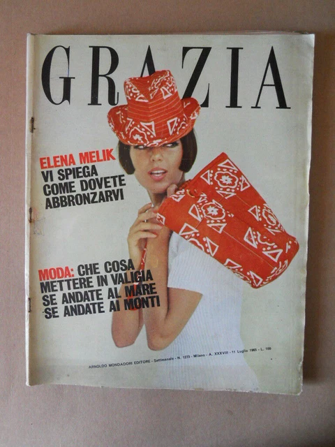 GRAZIA RIVISTA DI moda n 1276 1965 [VL22] EUR 9,15 - PicClick FR