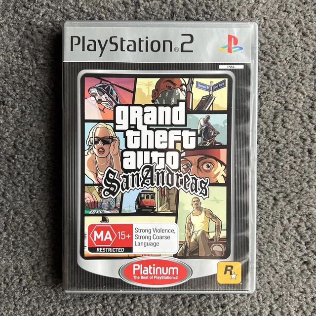 GRAND THEFT AUTO: San Andreas - COMPLETE - Playstation 2 PAL PS2 Game ...