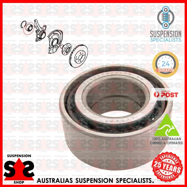 FRONT AXLE LEFT Or Right Wheel Bearing Suit MITSUBISHI Galant 2.0 GTI 16V EUR 47,45 - PicClick FR