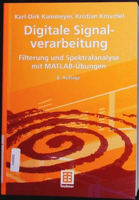 Digitale Signalverarbeitung Filterung Und Spektralanalyse Mit Matlab® Übungen ZU VERKAUFEN ...