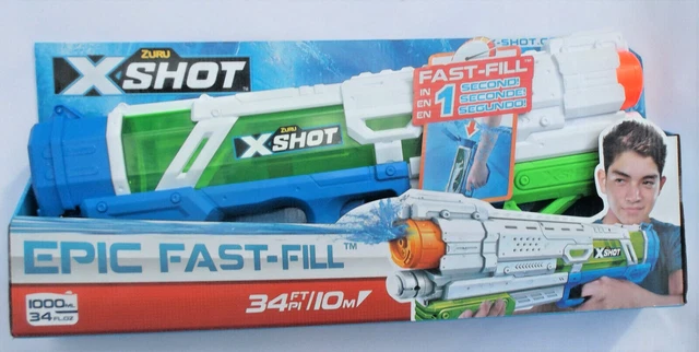 ZURU XSHOT EPIC Fast Fill Water Blaster Gun Large 1 litre £17.00 ...
